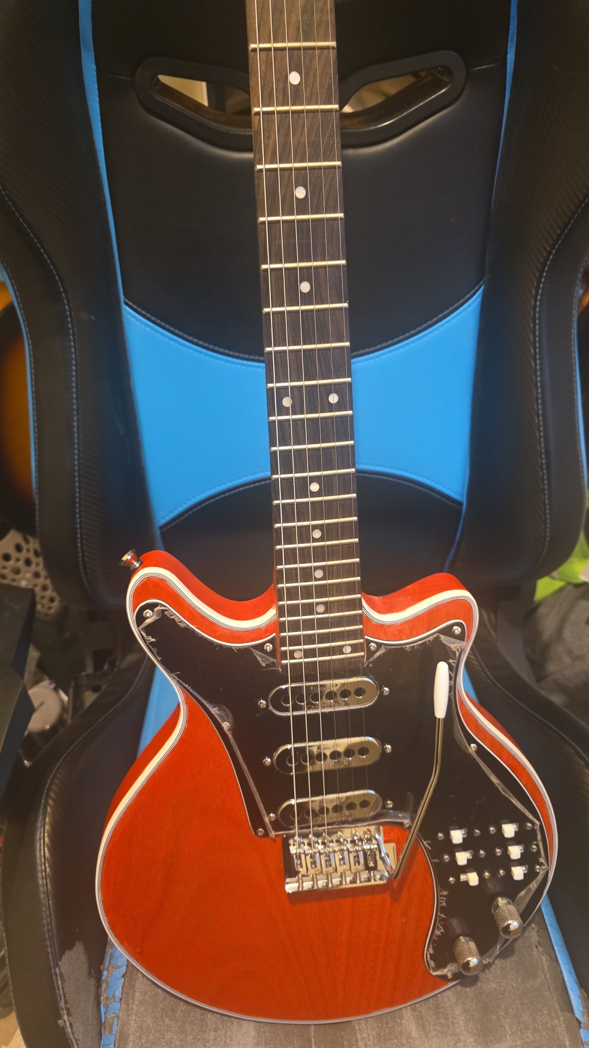 Completed Guitar, Based on PTM-050-02S Electric Guitar Kit, Made by Or ...