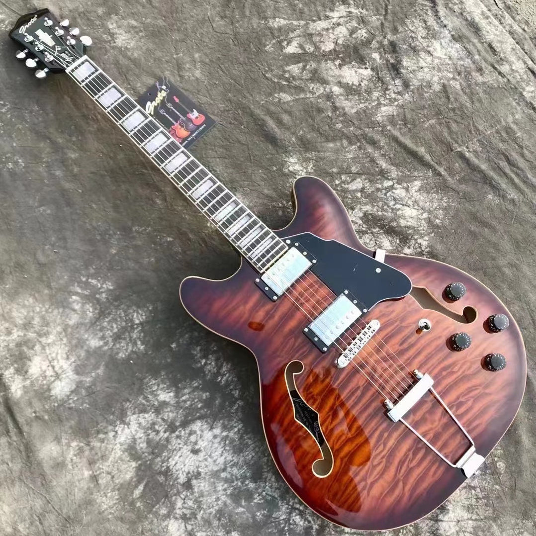 PANGO Music Semi Hollow Body Electric Guitar (YMZ-033) — Guitar Kit Shop