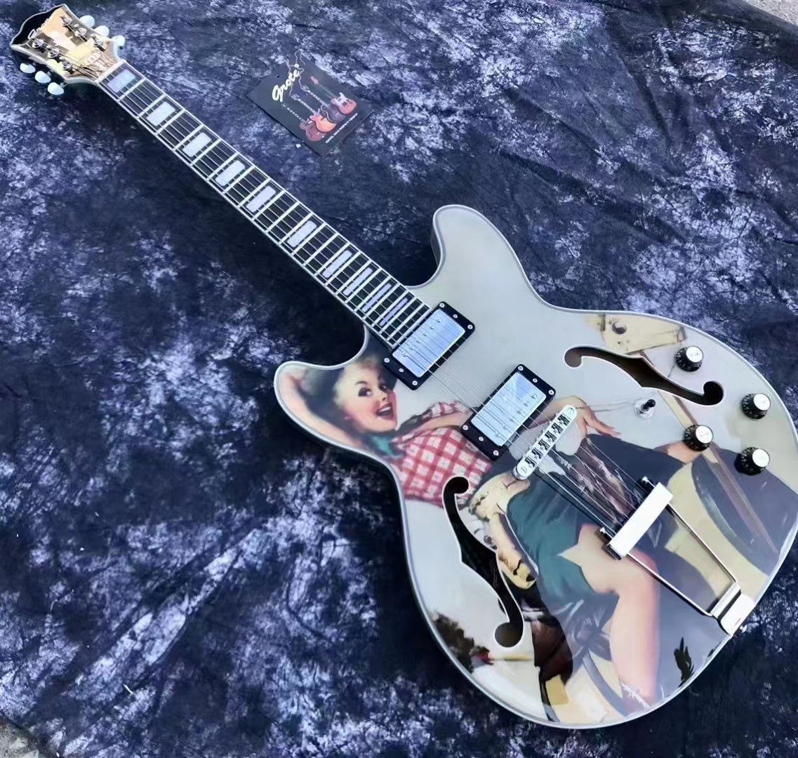 PANGO Music Semi Hollow Body Electric Guitar (YMZ-101) — Guitar Kit Shop