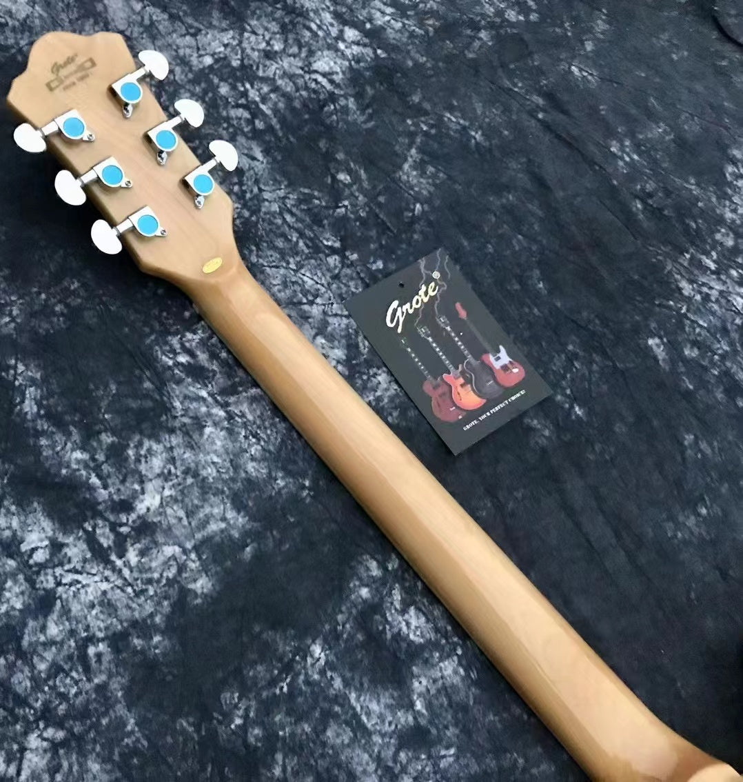 PANGO Music Semi Hollow Body Electric Guitar (YMZ-100) — Guitar Kit Shop