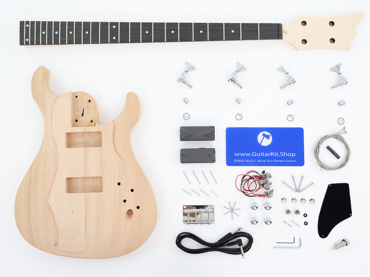 4 Strings DIY Electric Bass Guitar Kit (PTM-073X) — Guitar Kit Shop