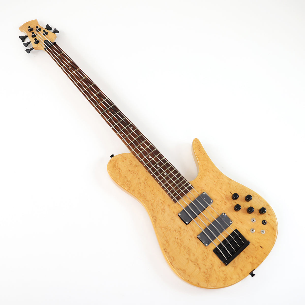 5 Strings Ash wood Body Electric Bass Guitar with Birdseye Maple Top ...