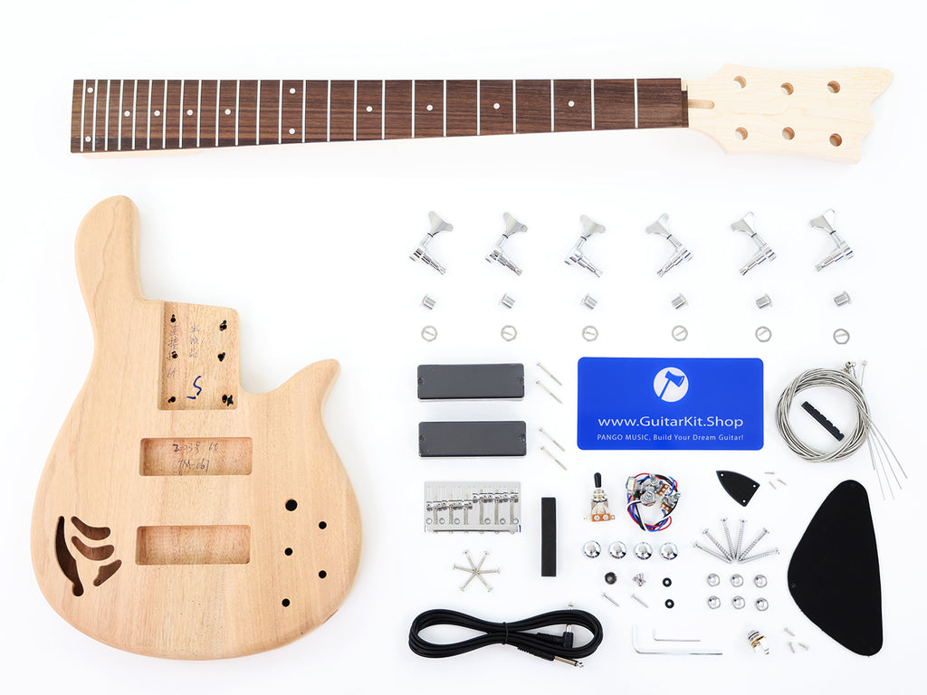 6-String DIY Bass Guitar Kit — Guitar Kit Shop