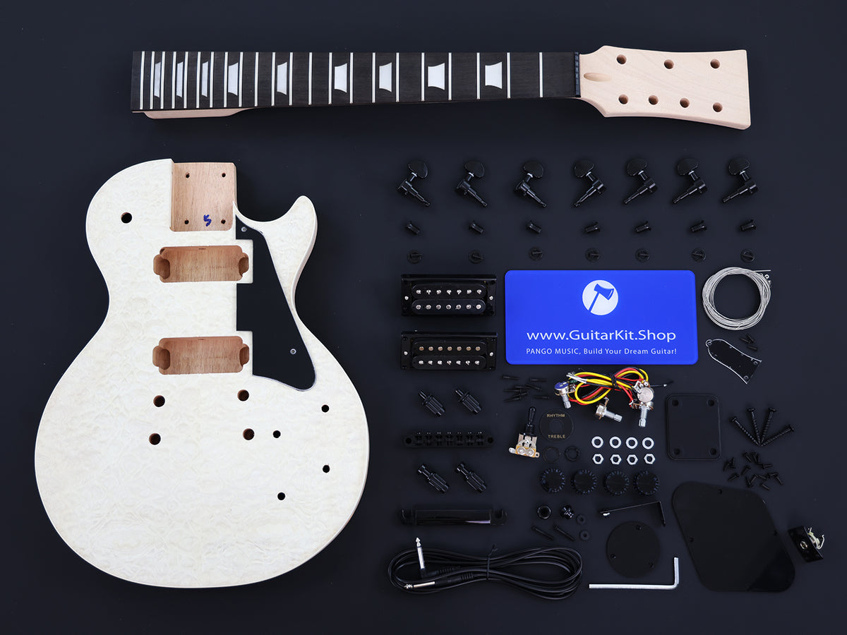 7 Strings LP Style Ultra-thin Body DIY Electric Guitar Kit (PLP-225X ...