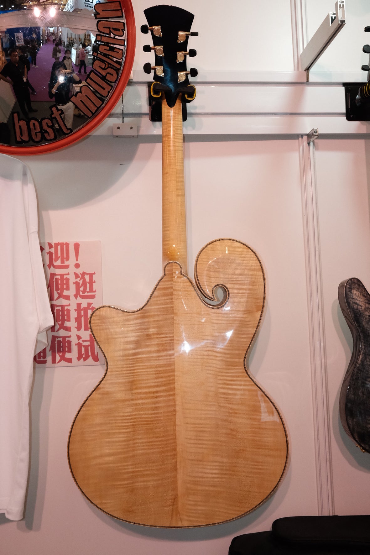 All Handcraft Hollow Body Archtop Mandolin Electric Guitar (PYZ-1835 ...