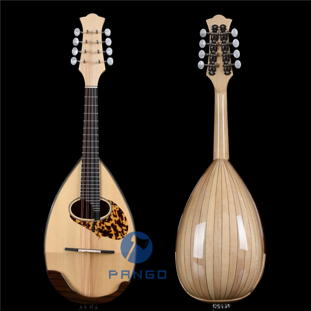 All Solid Wood Bowl Back / Round Back Mandolin (PMB-715S) — Guitar Kit Shop