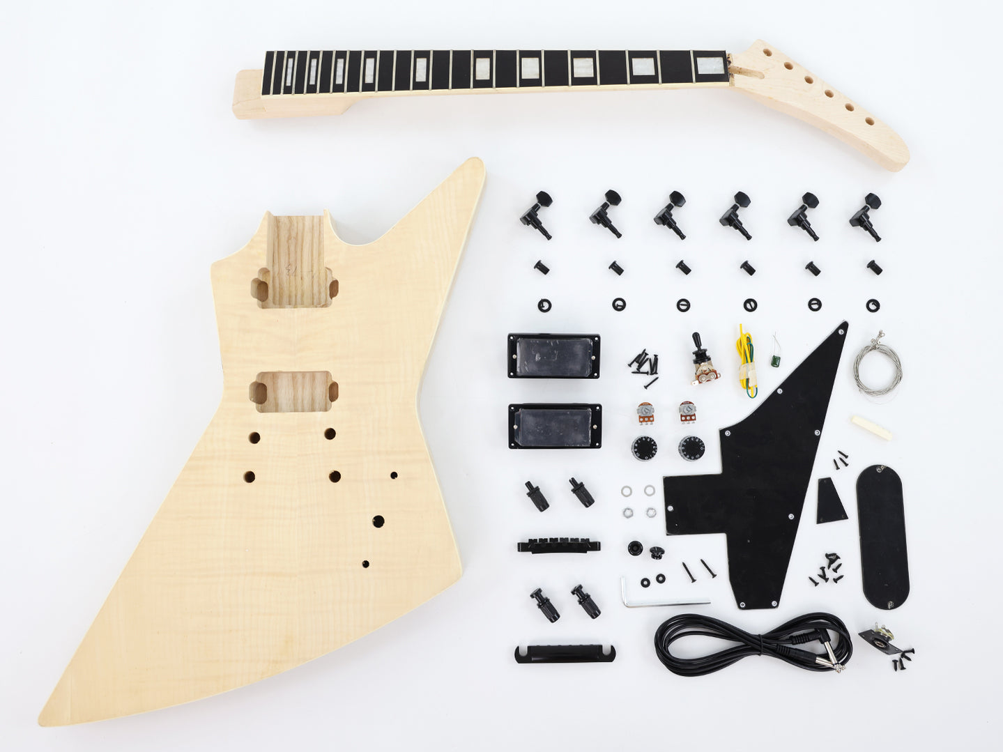Explorer style DIY Electric Guitar Kit — Guitar Kit Shop