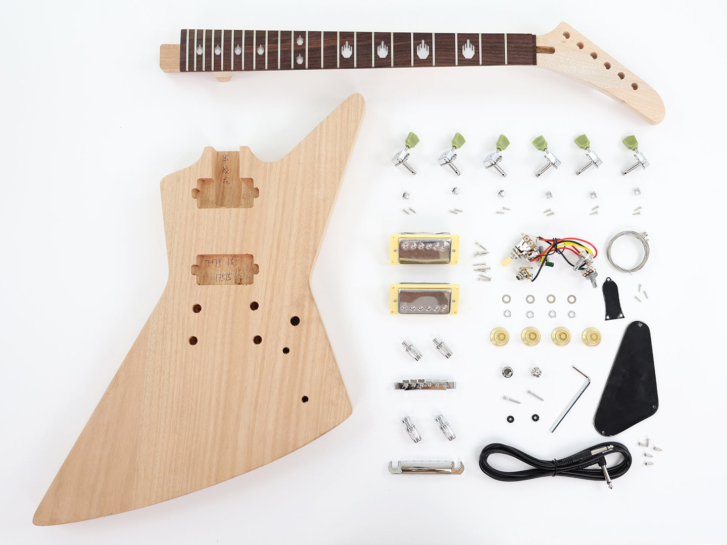 Explorer style DIY Electric Guitar Kit — Guitar Kit Shop