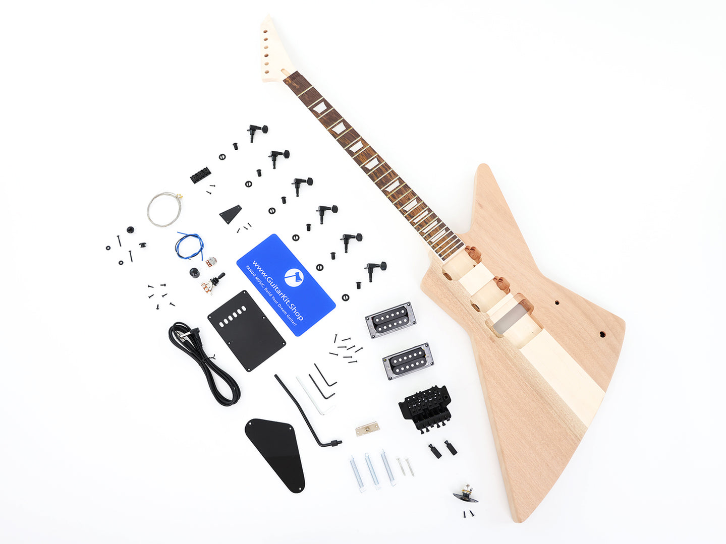 Explorer style DIY Electric Guitar Kit — Guitar Kit Shop