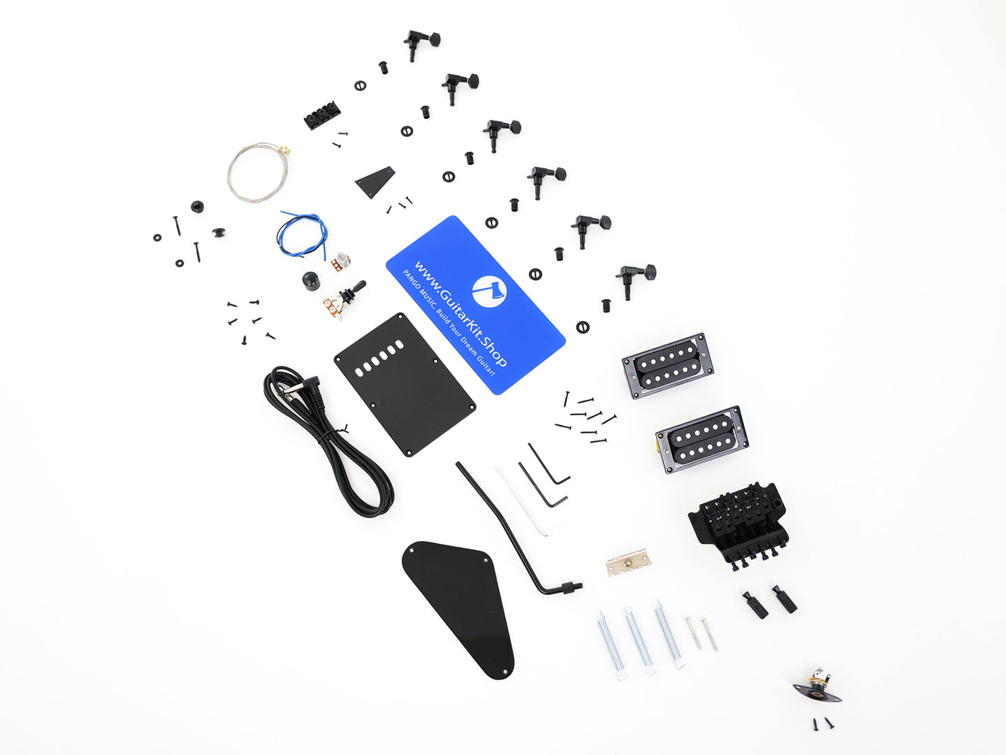 Explorer Style Neck-Through Design DIY Electric Guitar Kit (PEX-632X ...