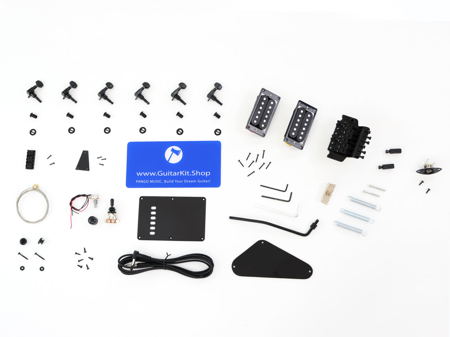 Explorer Style Neck-through Reverse Headstock DIY Electric Guitar Kit ...