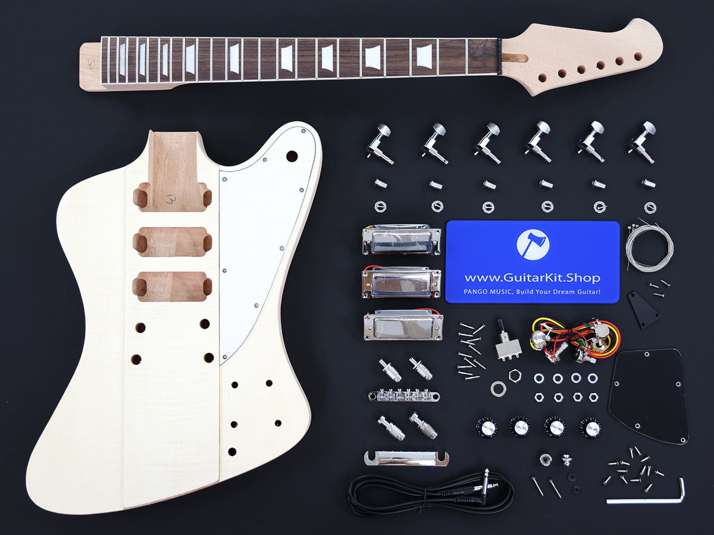 Firebird style DIY Electric Guitar Kit — Guitar Kit Shop