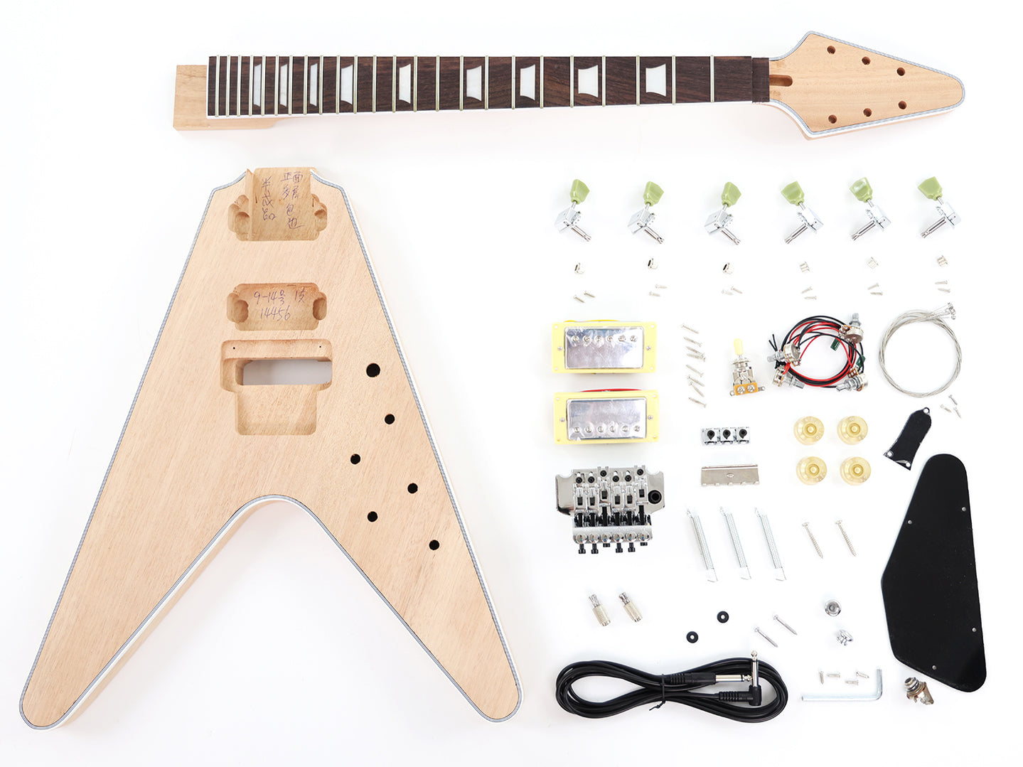Flying V style DIY Electric Guitar Kit — Guitar Kit Shop