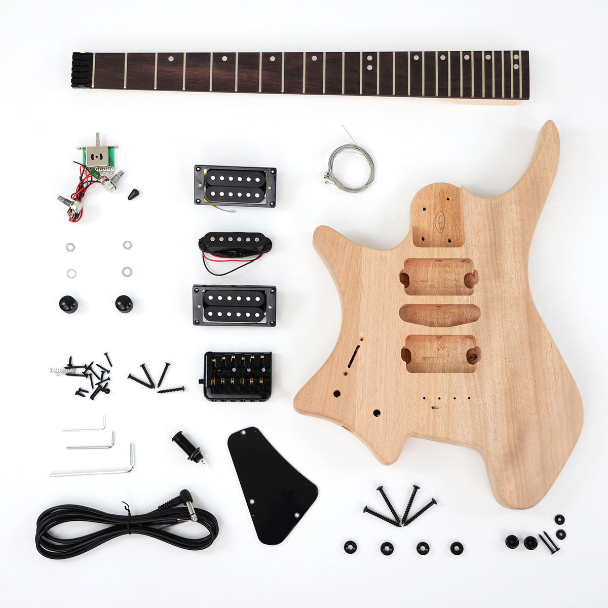 Left-Handed Headless DIY Electric Guitar Kit (ZQN-019S) — Guitar Kit Shop