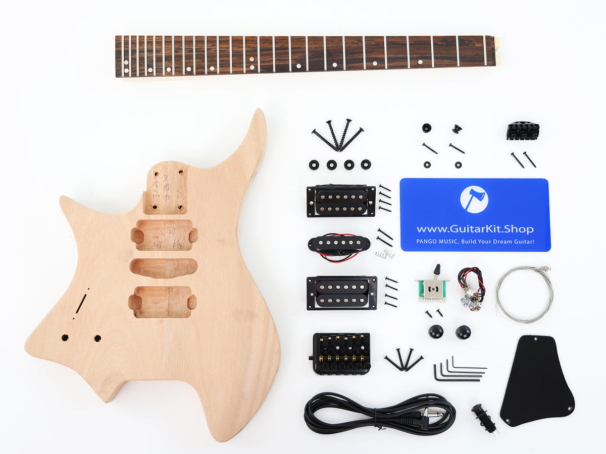 Left-Handed Headless DIY Electric Guitar Kit (ZQN-019X) — Guitar Kit Shop