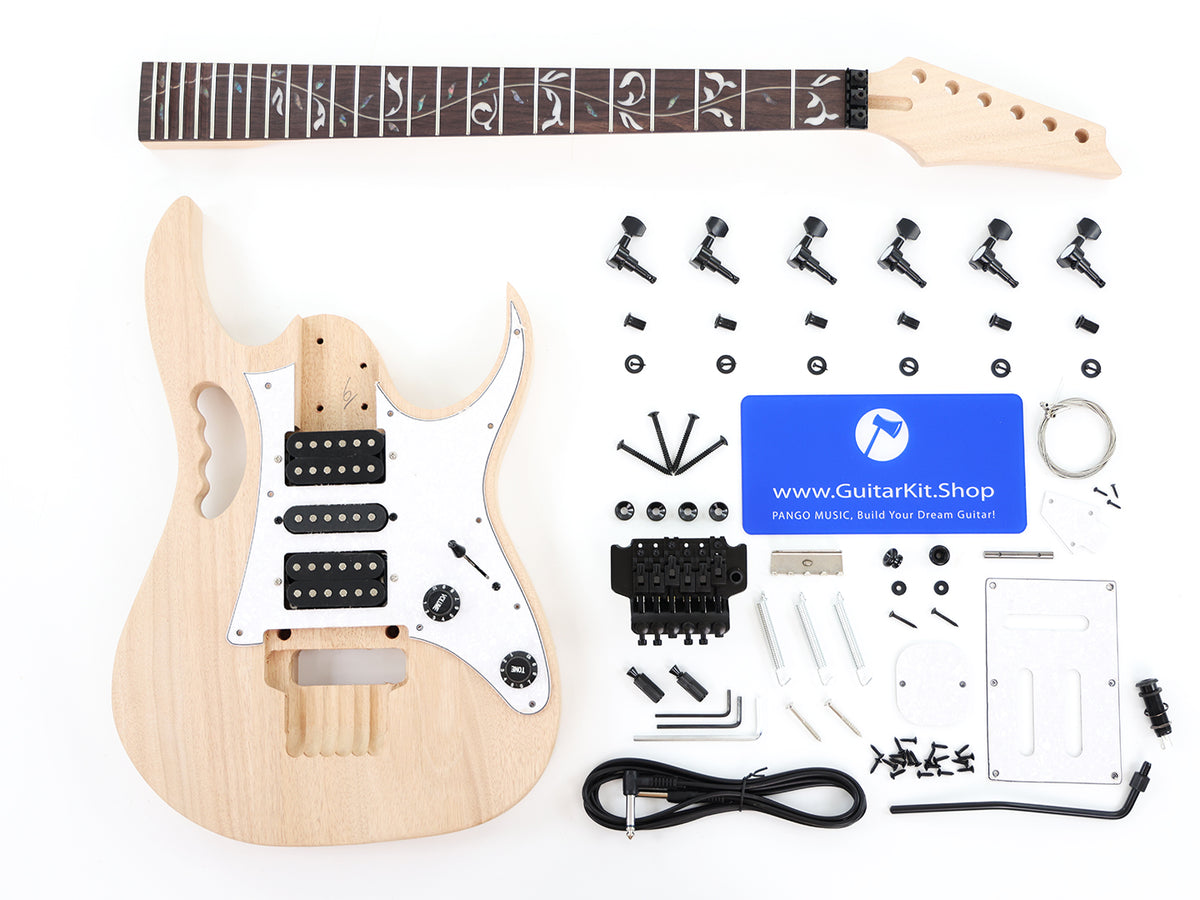 Ibanez Style DIY Electric Guitar Kit (PIB-015) — Guitar Kit Shop