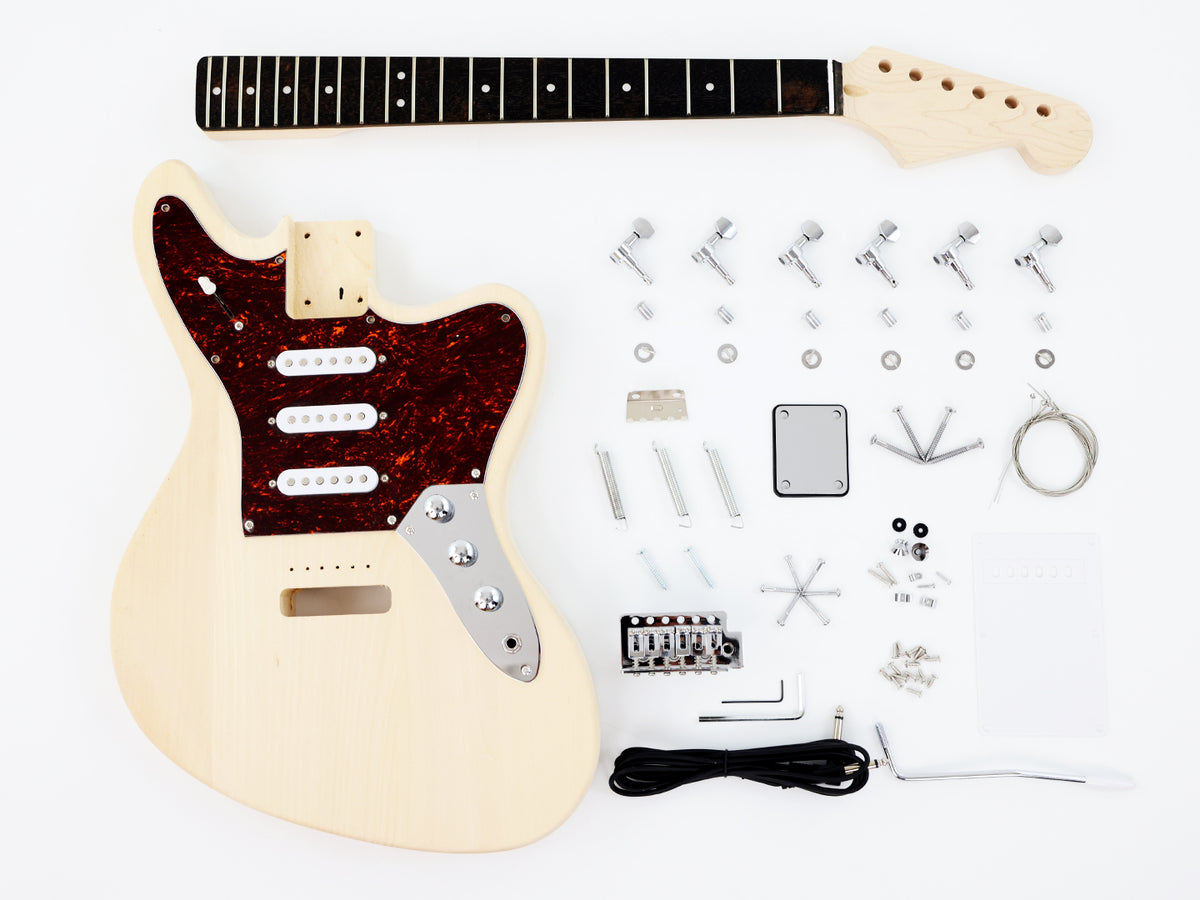Jazzmaster Style DIY Electric Guitar Kit (PJG-018S) — Guitar Kit Shop