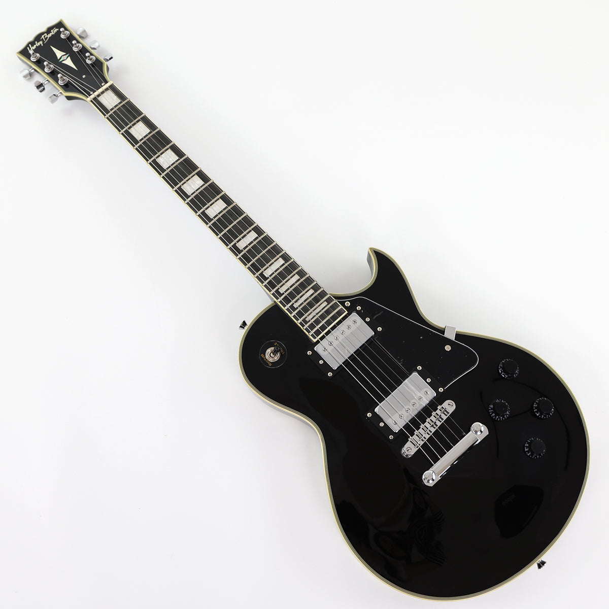 LP Custom Style All Black Electric Guitar (PMY-007) — Guitar Kit Shop