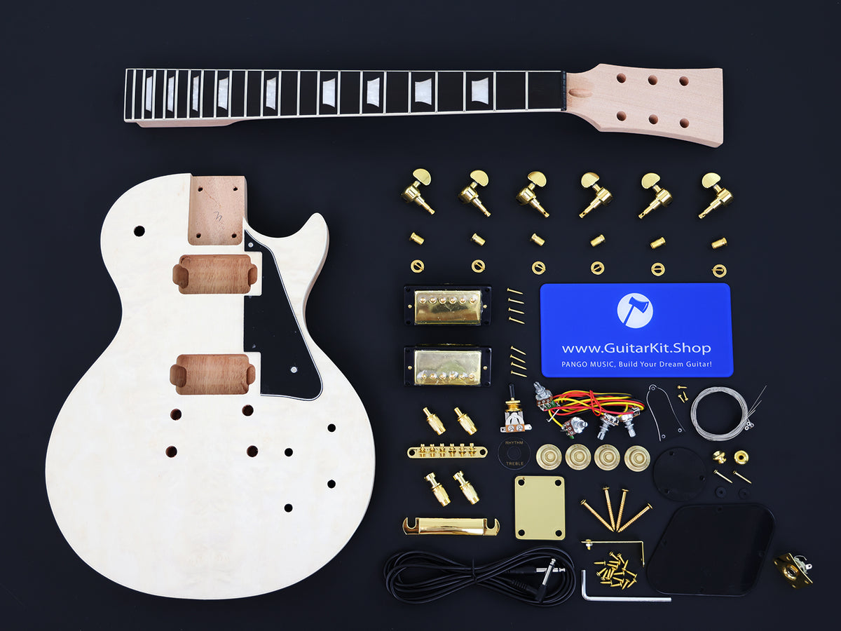 LP Standard Style Ultra-thin Body DIY Electric Guitar Kit (SDD-382X ...