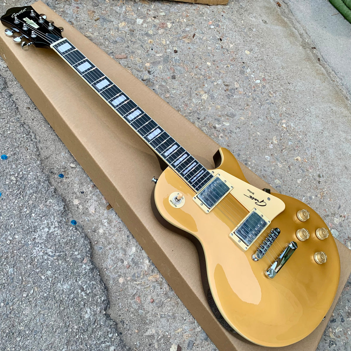 PANGO Music LP Style Electric Guitar with Metallic Sparkling Finish(YM ...