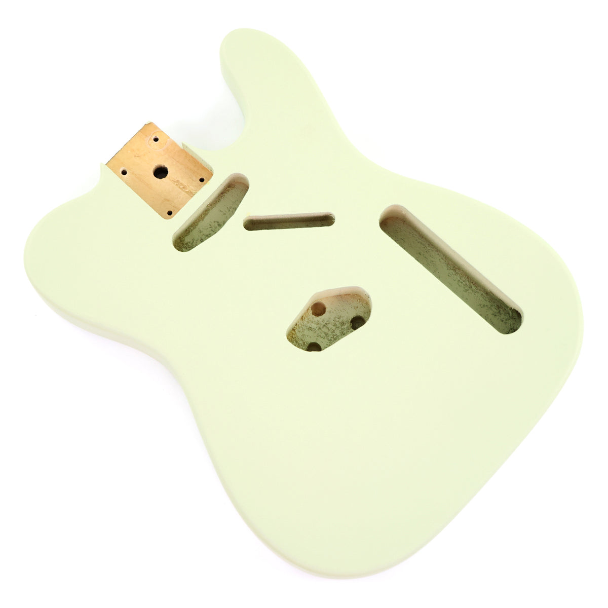 Lightweight Paulownia TL-Style Guitar Kit Body with Matte Light Mint G ...