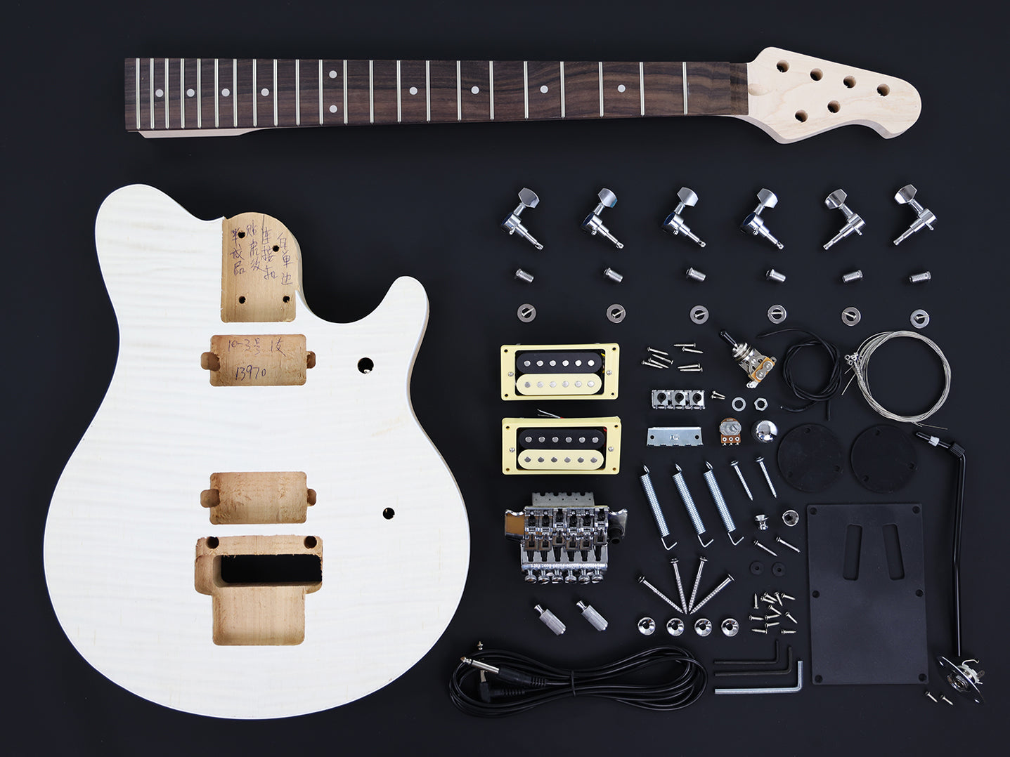 Music Man Style Alder Body DIY Electric Guitar Kit ( 13970, Limited Ed ...