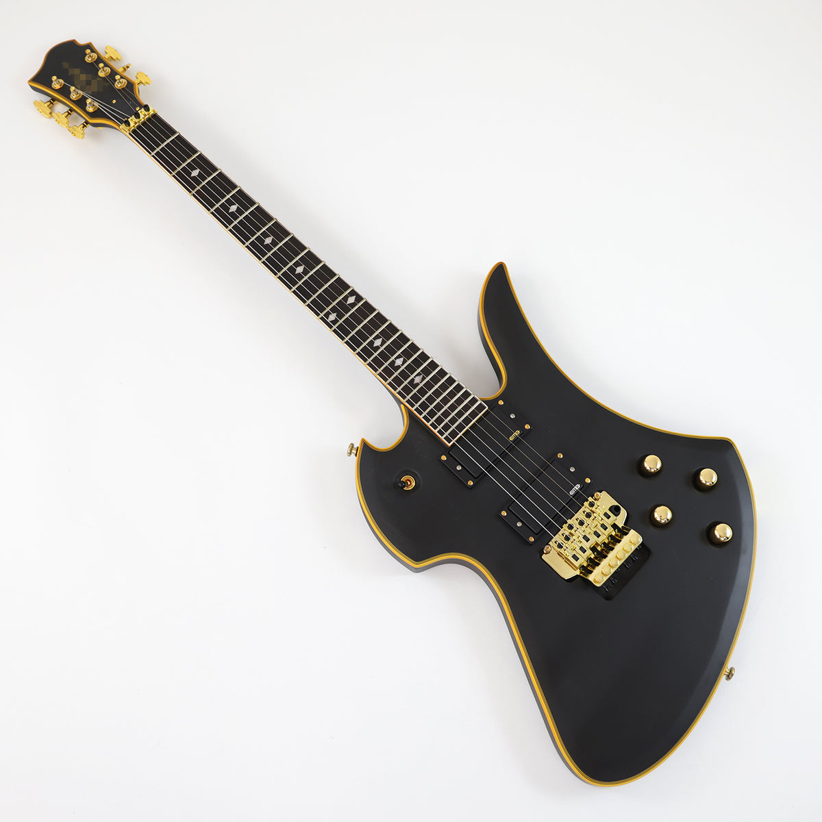 PANGO MUSIC All Black Electric Guitar with Active Electronics (GKS-110 ...