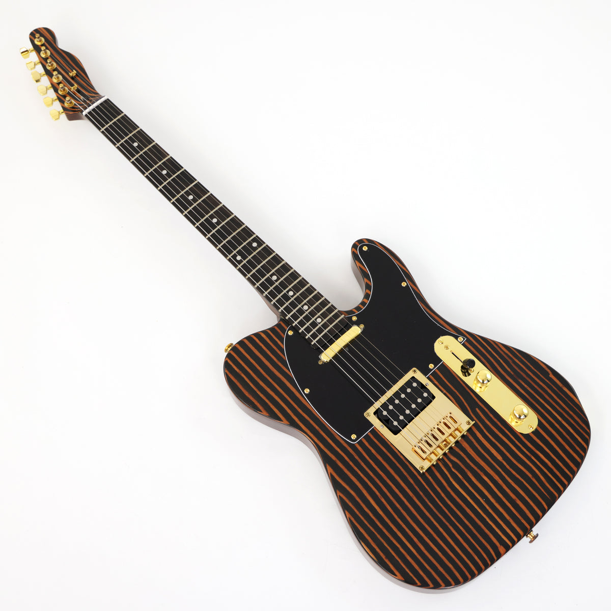 PANGO MUSIC All Zebrawood TL Style Electric Guitar (GKS-131) — Guitar ...