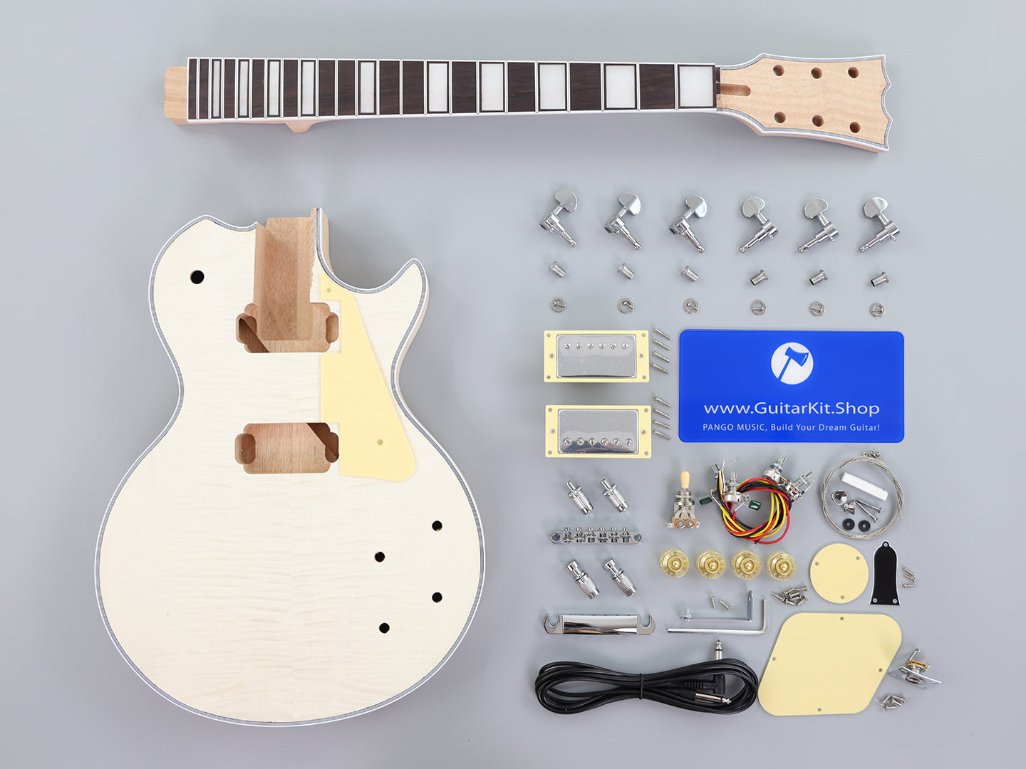 PANGO MUSIC XG Series XLP Custom DIY Electric Guitar Kit (XLP-001 ...