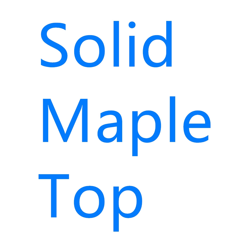 Solid Maple Top on the Guitar Body — Guitar Kit Shop