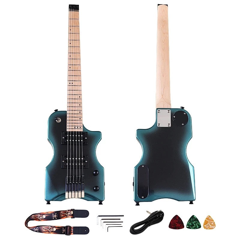 PANGO Music 30 Inch Headless & Travel Electric Guitar (PHG-817 ...