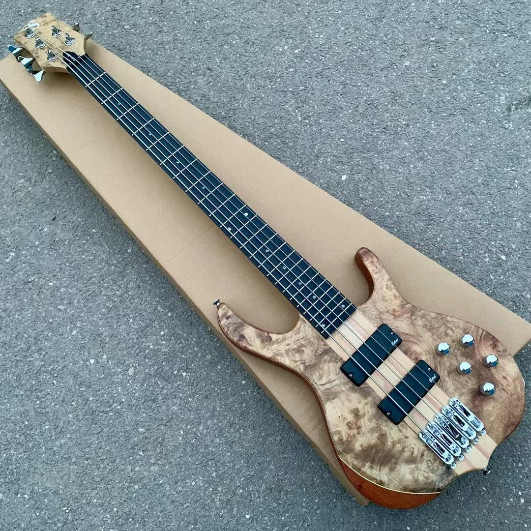 5 Strings Neck Through Electric Bass Guitar (YMZ-193S) — Guitar Kit Shop