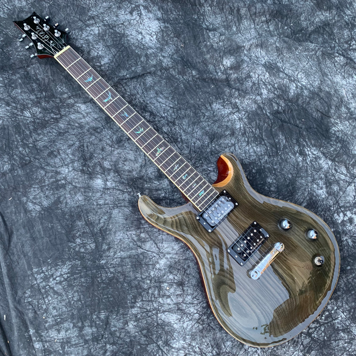 PANGO Music PRS Style Electric Guitar with Solid Ash Top (YMZ-220 ...