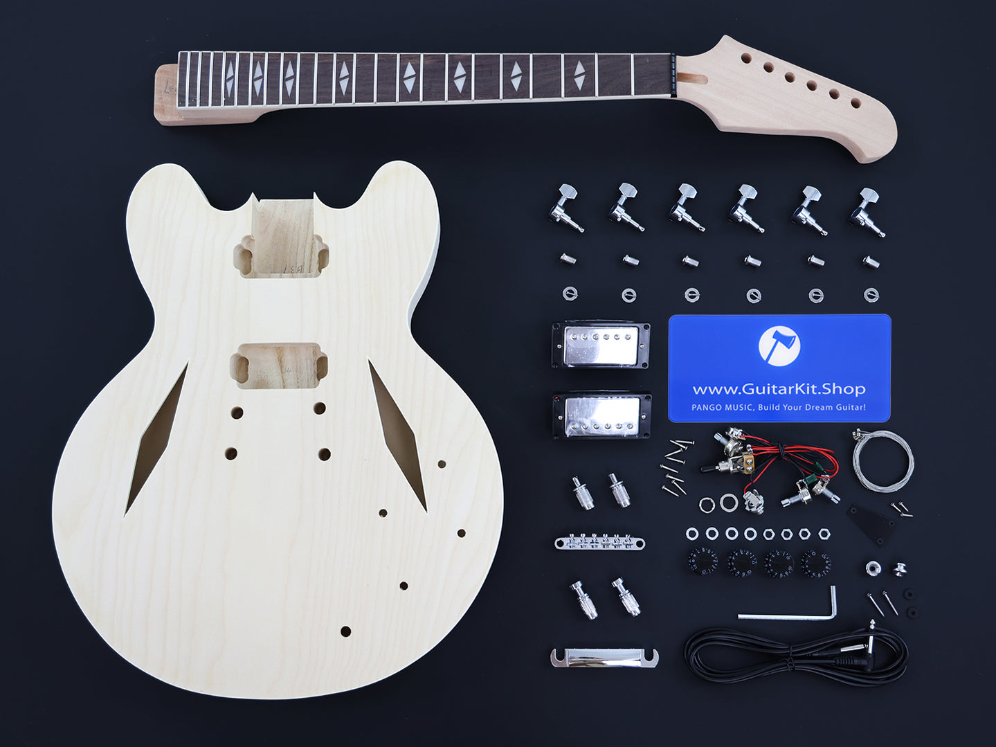 335 Series Semi Hollow Electric Guitar Kit — Guitar Kit Shop