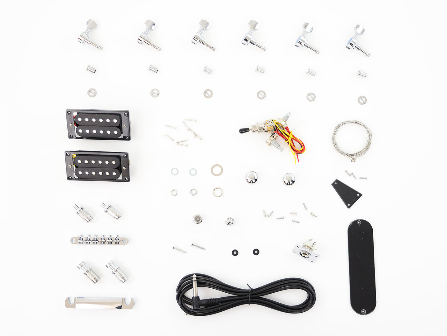 The Hardware of PEX-818 Electric Guitar Kit (PEX-818H) — Guitar Kit Shop