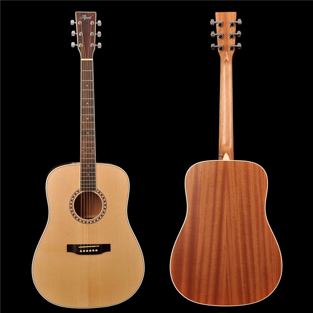 41 Inch Solid Spruce Top Acoustic Guitar (PFA-901) — Guitar Kit Shop