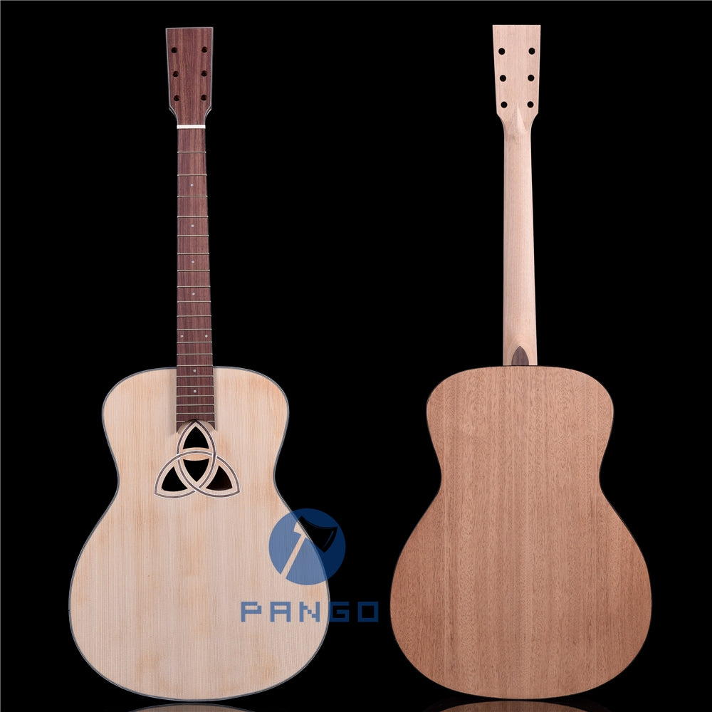 41 Inch Solid Spruce Top Acoustic Guitar Kit (PFA-987) — Guitar Kit Shop