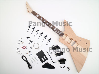 Explorer Style Neck-through Design DIY Electric Guitar Kit (PEX-632 ...