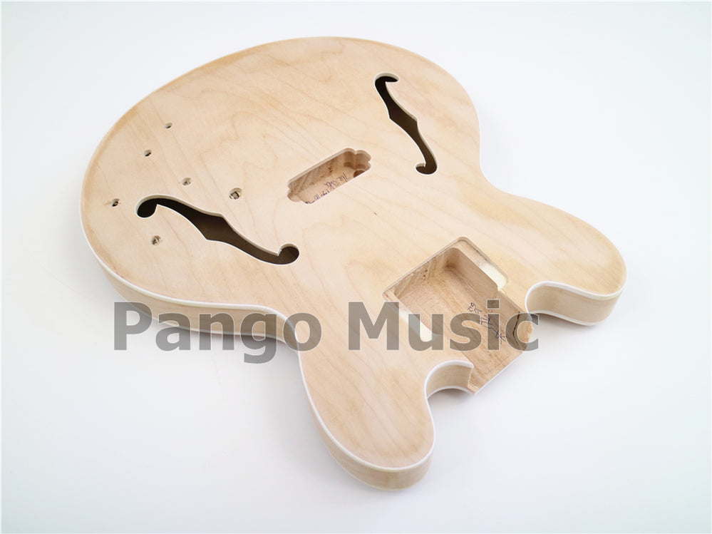 4 Strings Semi Hollow Body DIY Electric Bass Guitar Kit (PES335-60 ...