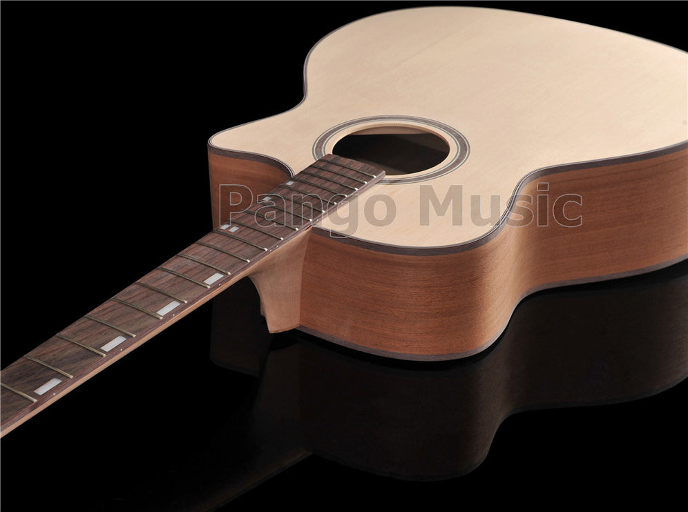 41 Inch Solid Spruce Top DIY Acoustic Guitar Kit (PFA-953) — Guitar Kit ...