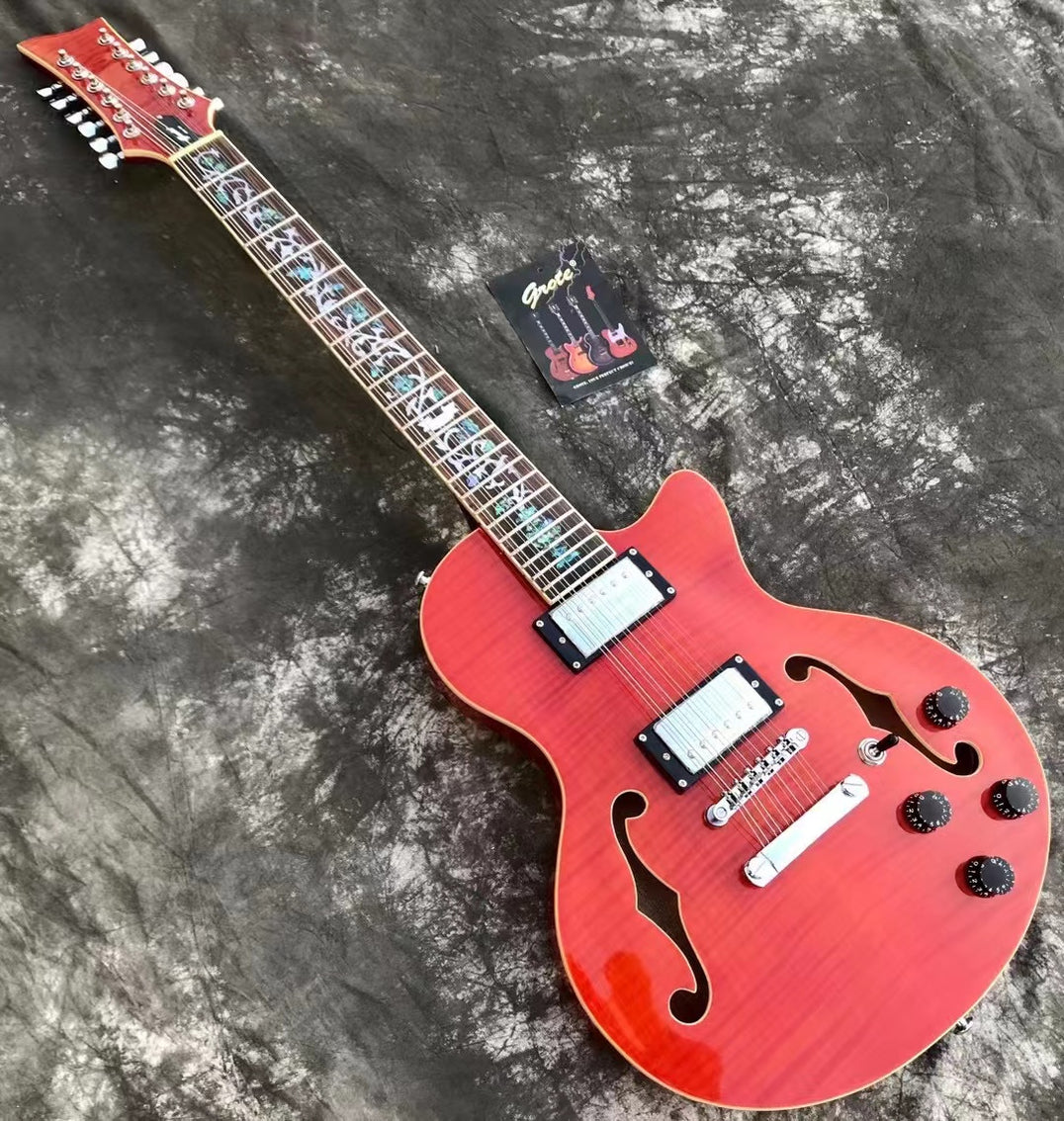 PANGO Music 12 Strings Electric Guitar (YMZ-054) — Guitar Kit Shop