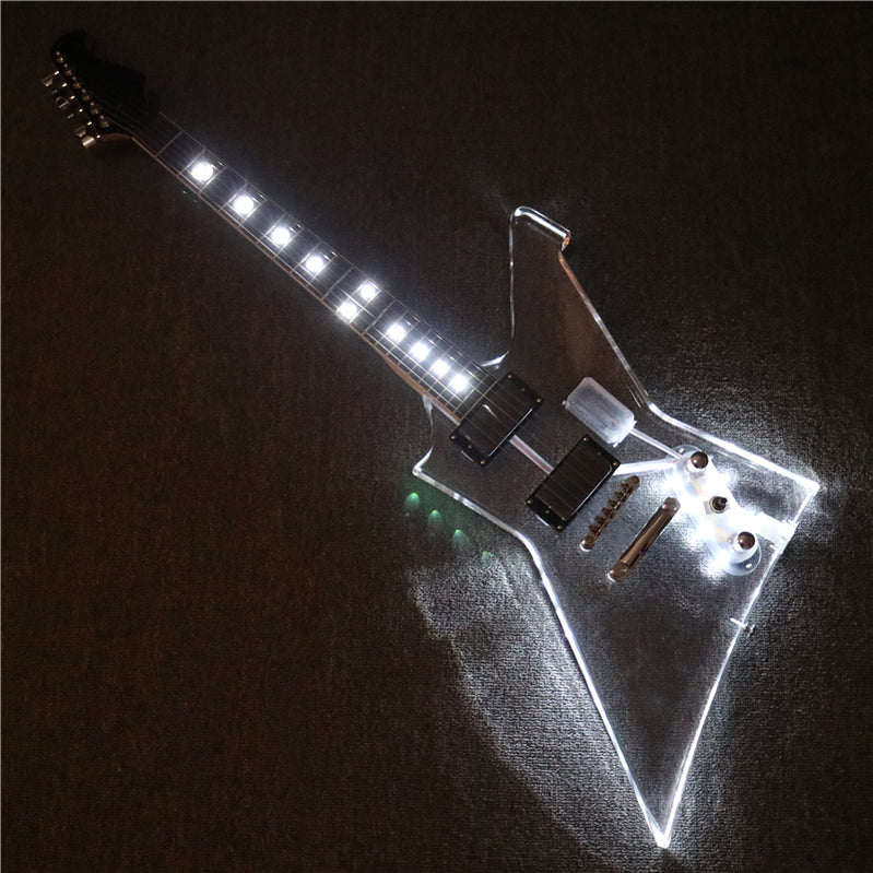 Acrylic Guitars -- Light Up Your Show & Nightlife! — Guitar Kit Shop