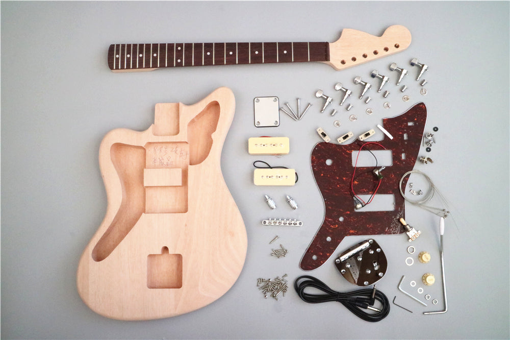 Jazzmaster Style Left Hand DIY Electric Guitar Kit (PJM-917) — Guitar ...
