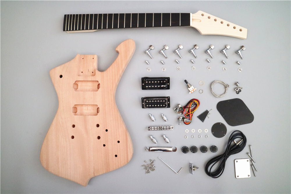 7 Strings Iceman DIY Electric Guitar Kit (PIM-079) — Guitar Kit Shop