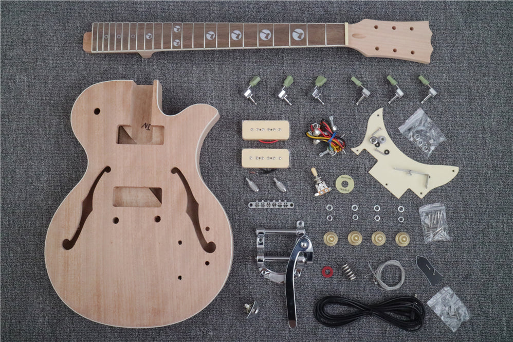 Semi Hollow style DIY Electric Guitar Kit — Guitar Kit Shop