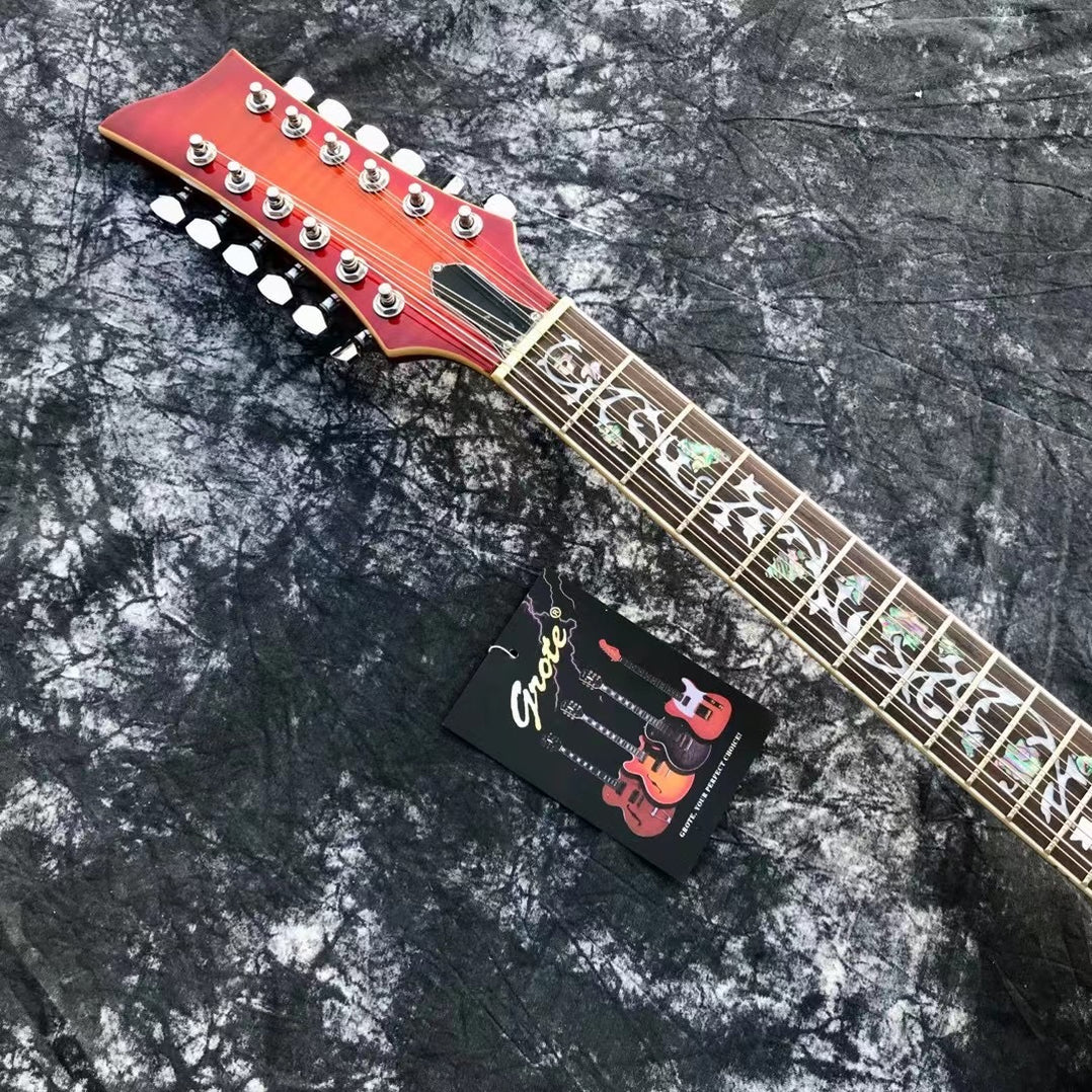 PANGO Music 12 Strings Electric Guitar (YMZ-125) — Guitar Kit Shop